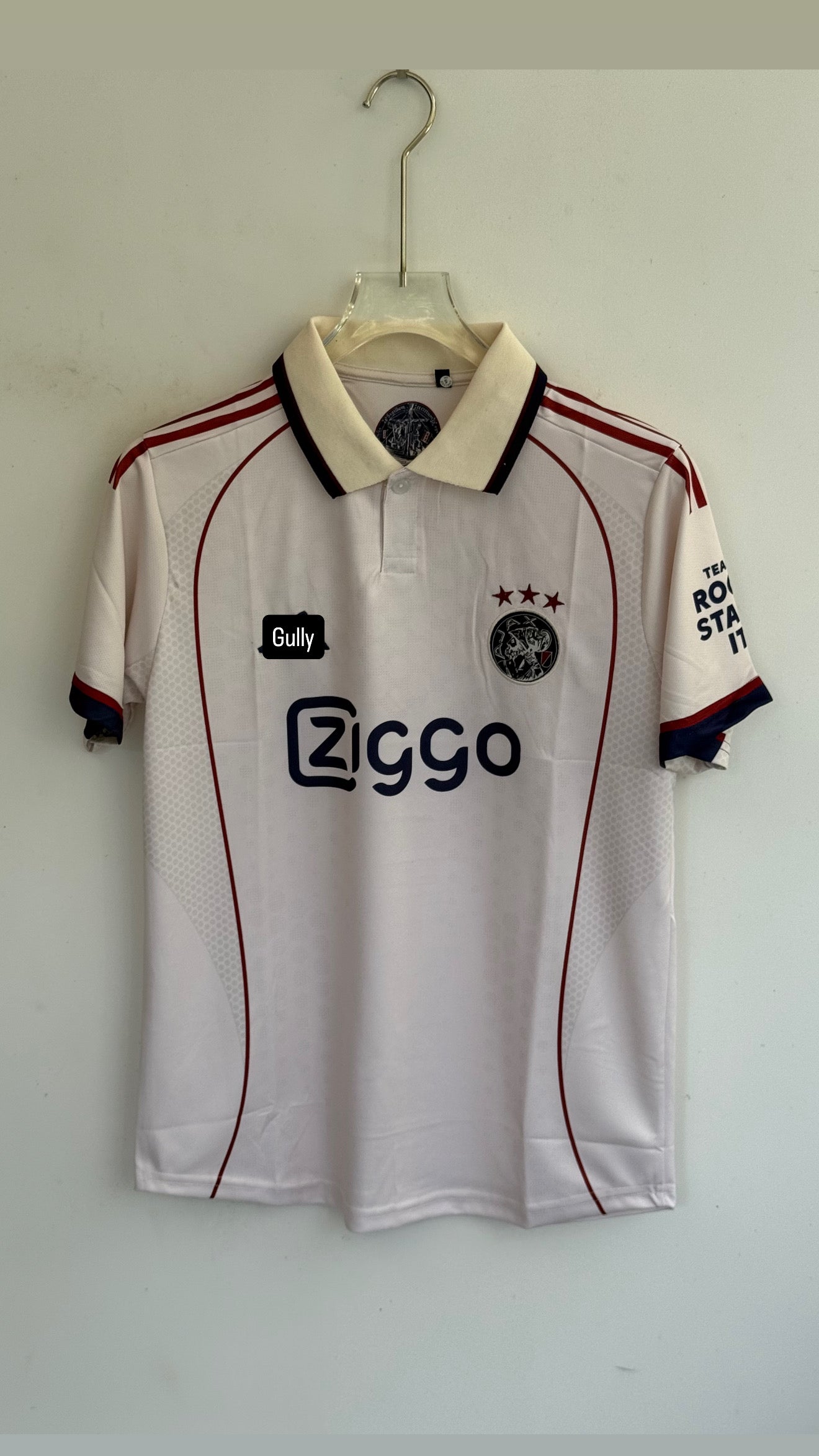 AJAX NO NAME 25/26 AWAY POLO EMBROIDERY – Gully Sports India